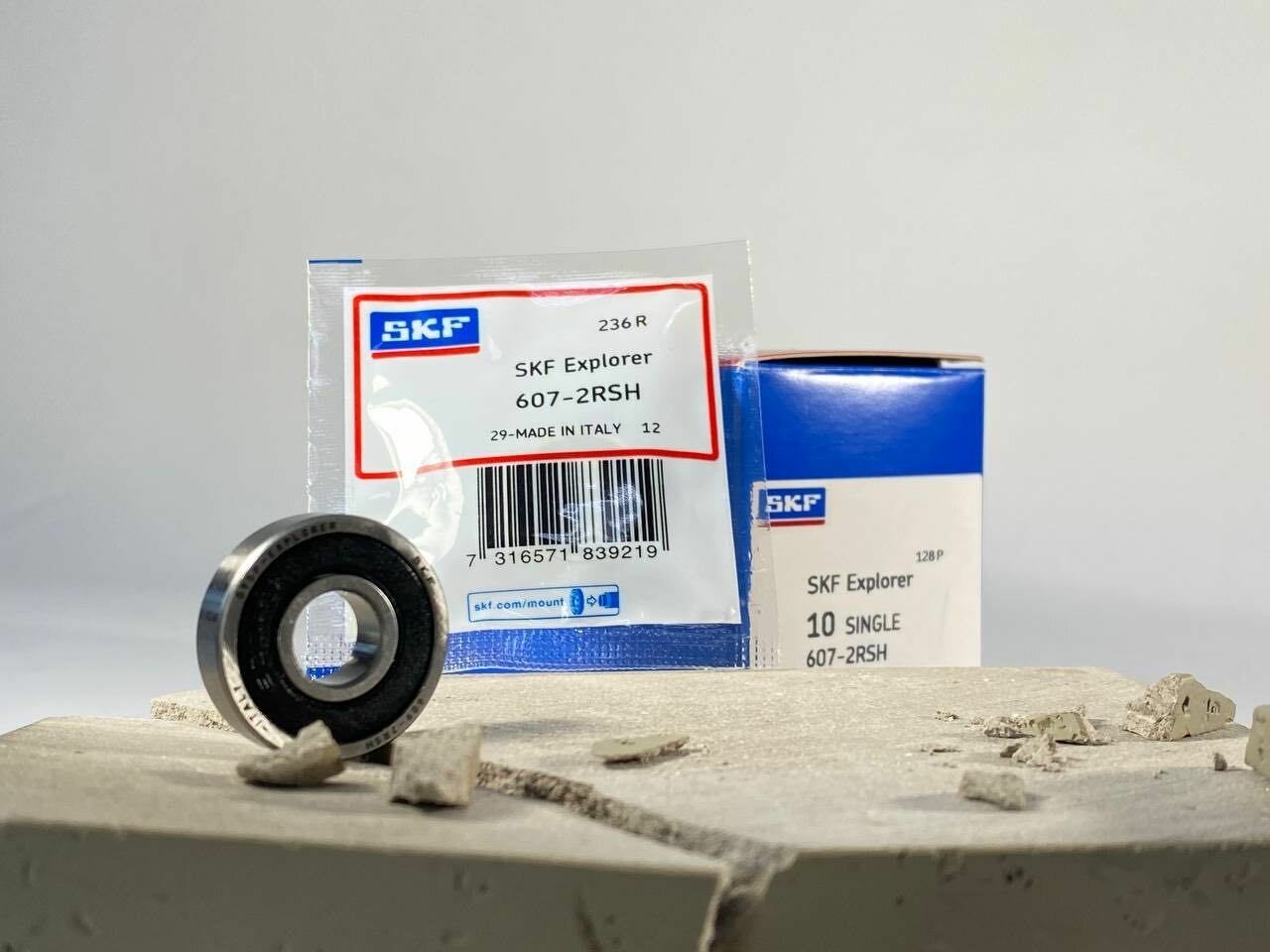 Подшипник 607 2RSH размер 8х24х8 мм SKF (10шт)