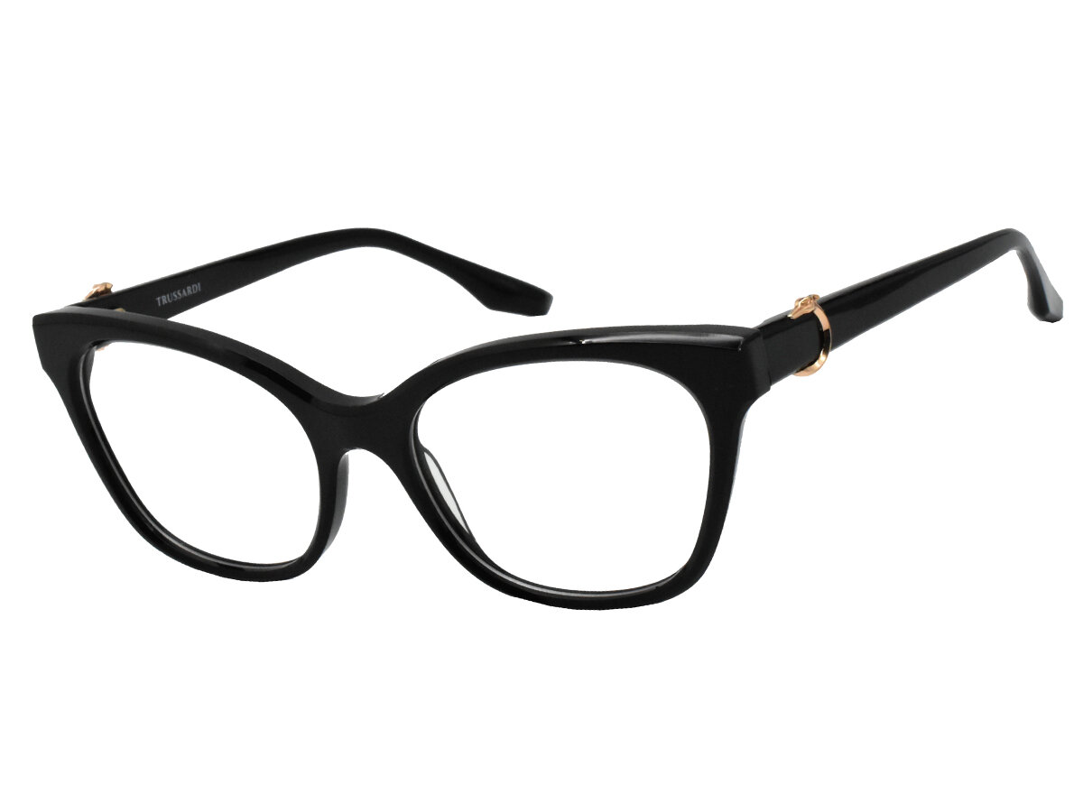 Оправа для очков Trussardi TSW 6028 A02 пол Женский форма оправы Кошачий глаз цвет оправы Чёрный