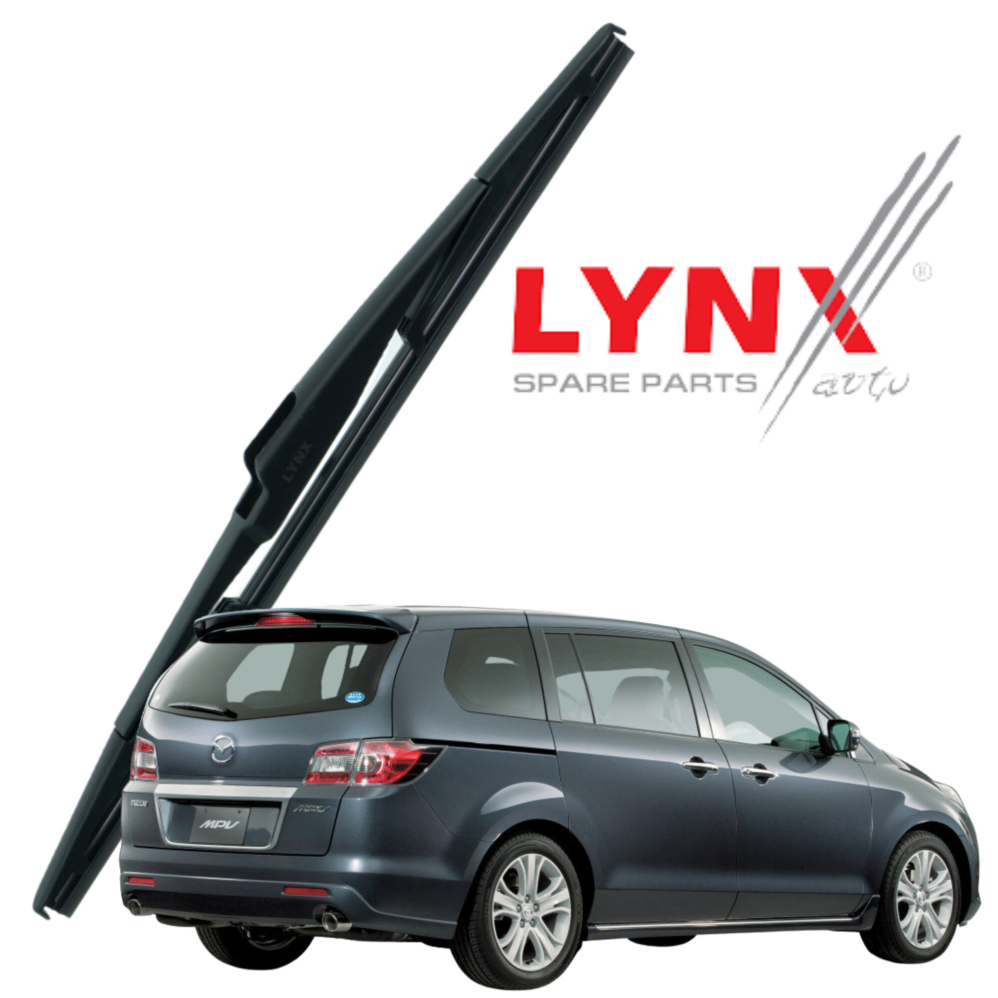 Дворник задний Mazda MPV (3) LY / Мазда МПВ 2006 2007 2008 2009 2010 2011 2012 2013 2014 2015 2016 Щетка стеклоочистителя задняя, 350мм. Товар уцененный