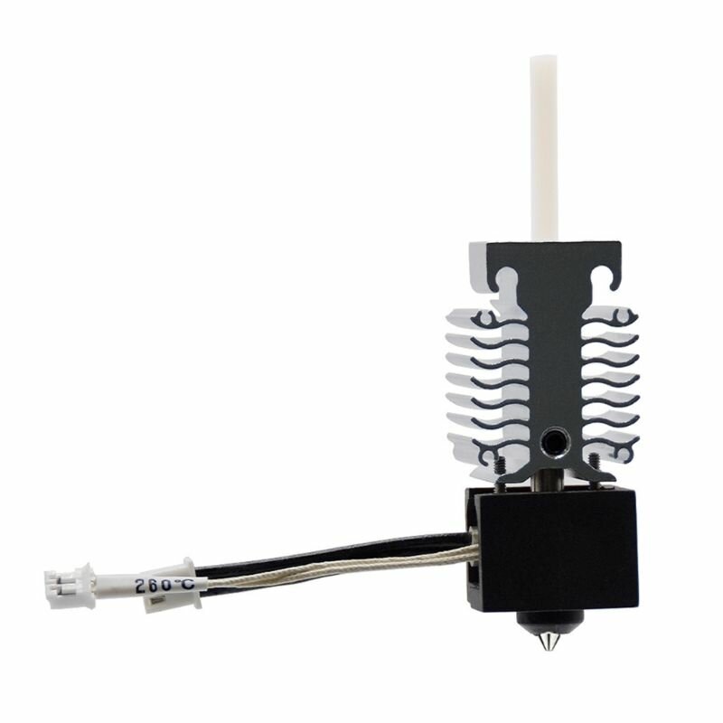 Комплект печатающей головки для 3D-принтеров, шланг нагревателя, термостойкий нагревательный блок, термистор NTC100K