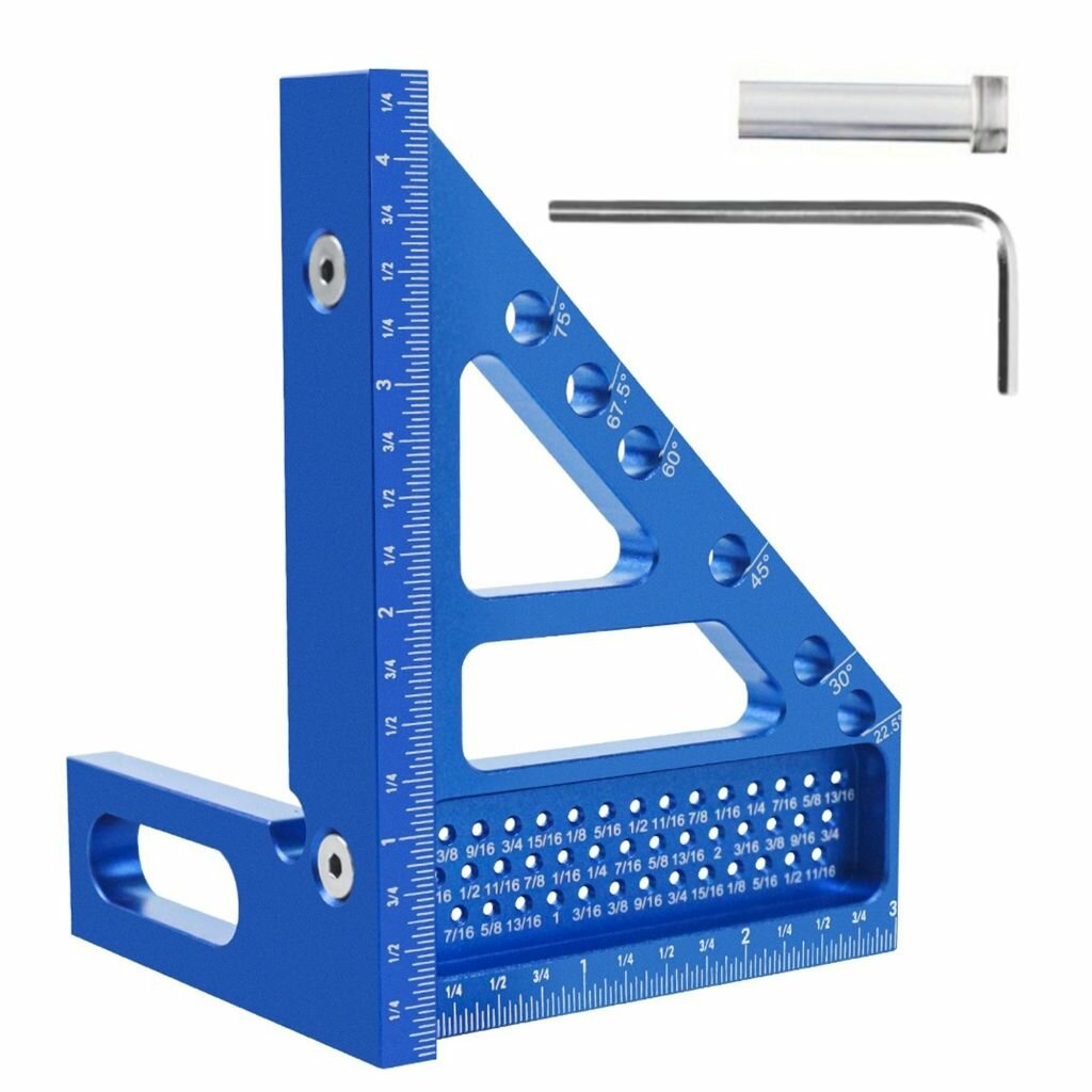 Алюминиевая квадратная линейка с отверстиями для штифтов, Высокоточные клещи для инженера
