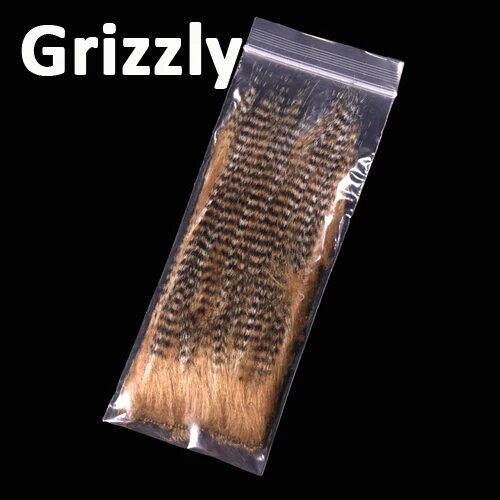 Меховое волокно Grizzly для муховязания, 1шт