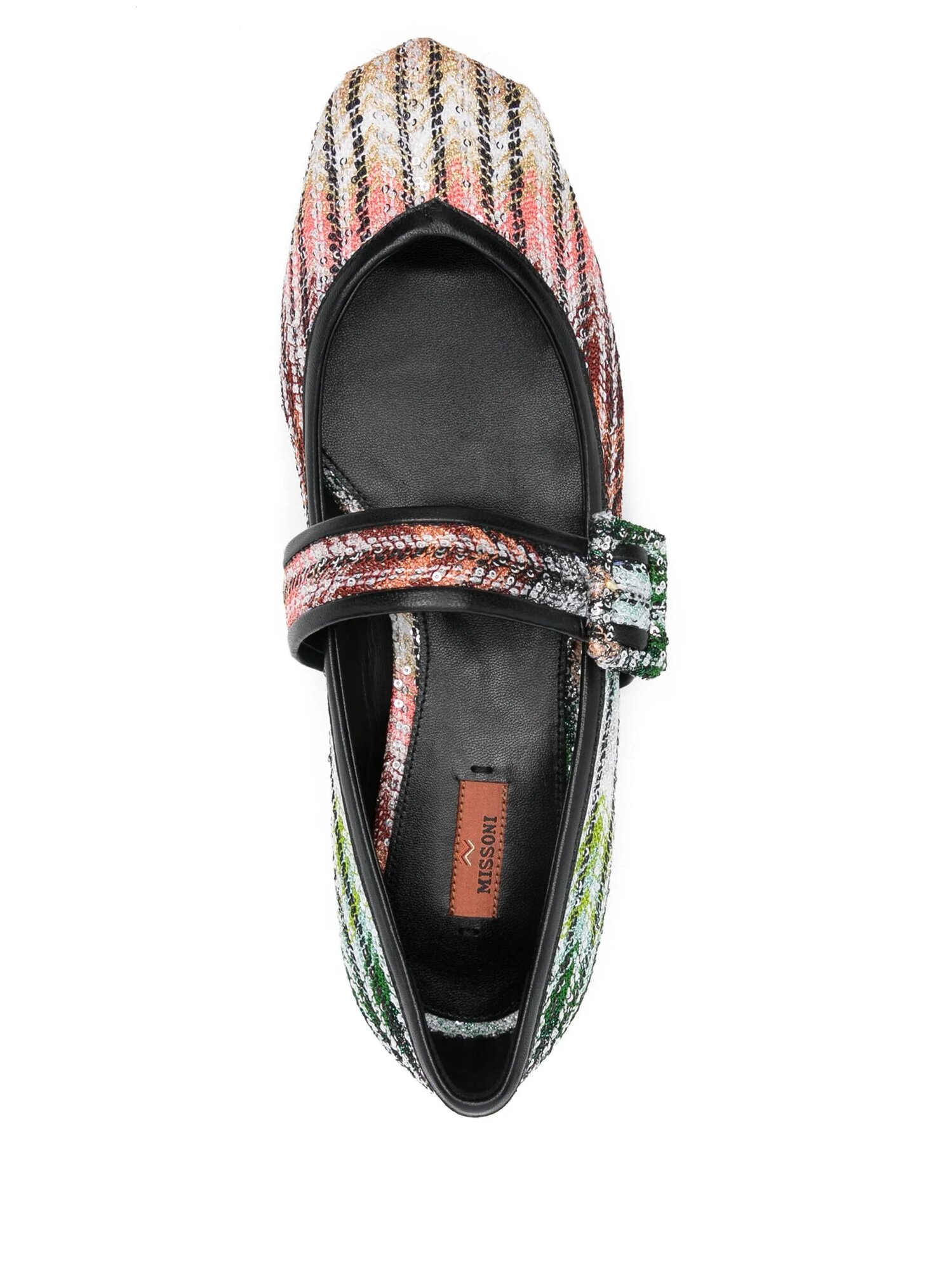 Балетки Missoni Балетки с эффектом градиента, размер 38 — фото 1