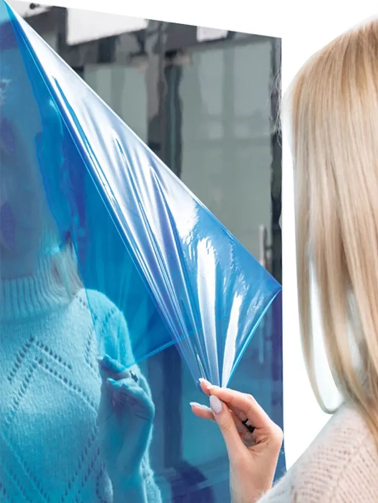 Пленка зеркальная, самоклеящаяся, альтернатива зеркалу, 2 м * 1 м