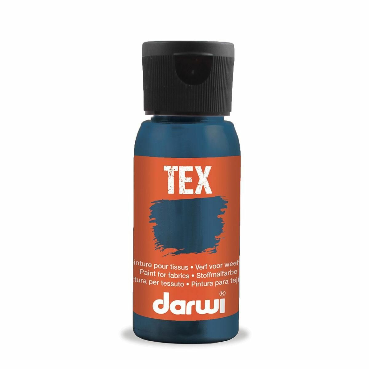 Краска для ткани Darwi акриловая, 50 мл, Tex, тон 239 цвет пены