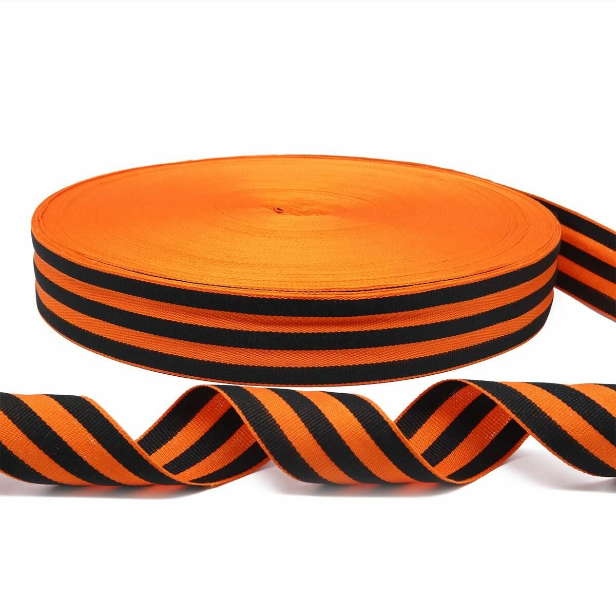 Лента Лента "Георгиевская", прикладная, 35 мм, 100 м, С3356