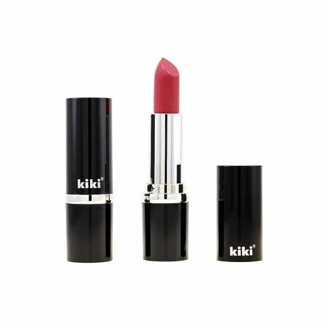 Помада Kiki "Velvet", тон 808, Пастельно-розовый нюд, блестки