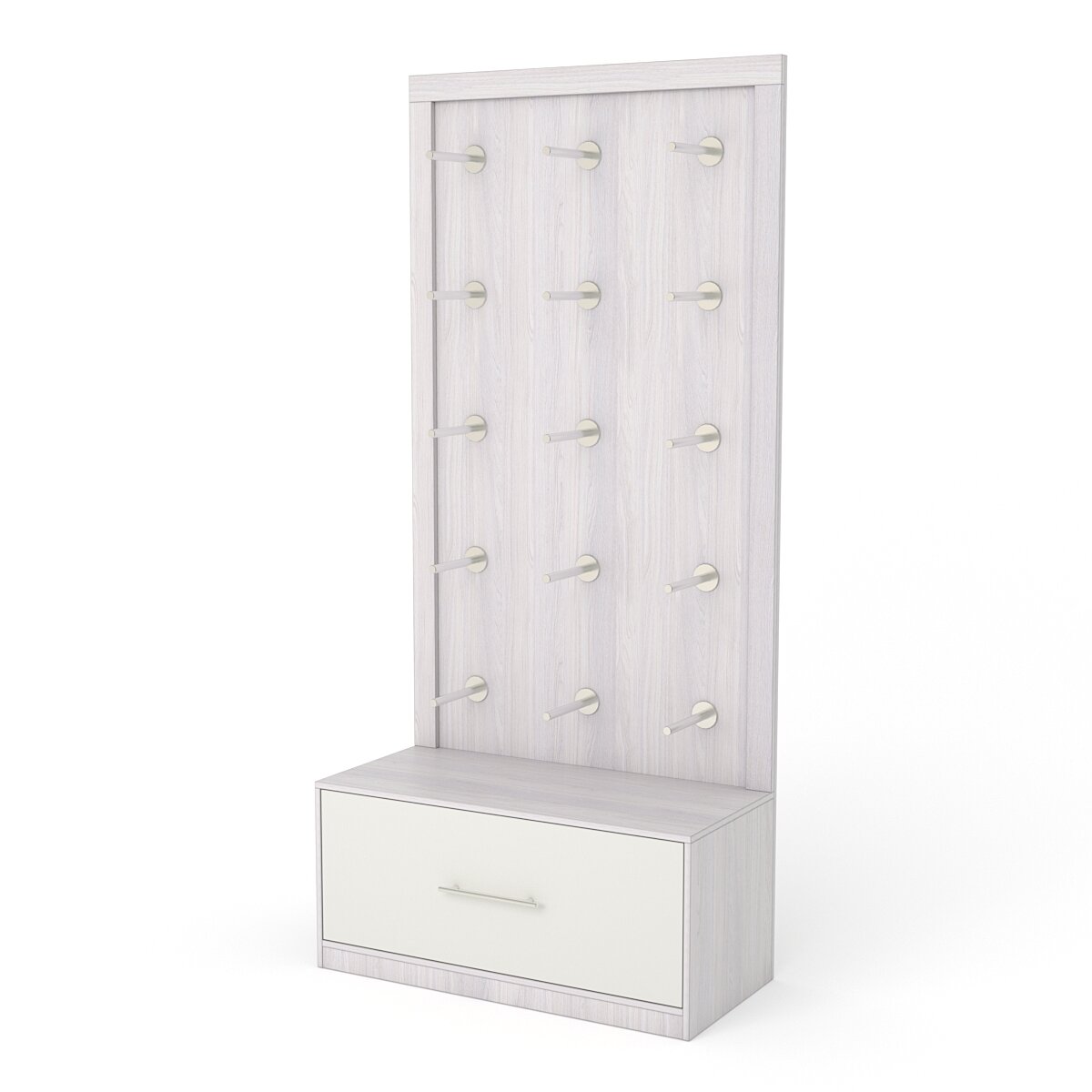 Стеллаж "профит" №5, Ясень Анкор и Белый. Производитель товара - компания Westcom.