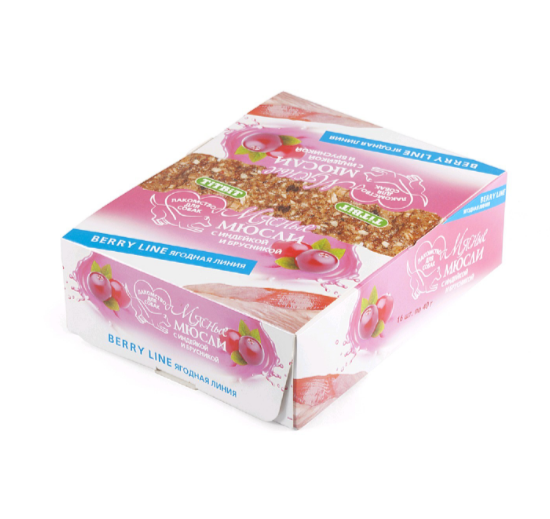 Мюсли с индейкой и брусникой для собак Titbit Berry, 40 гр, 16 шт