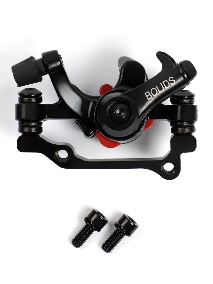 Калипер дискового тормоза задний F-180 мм/R-160 мм