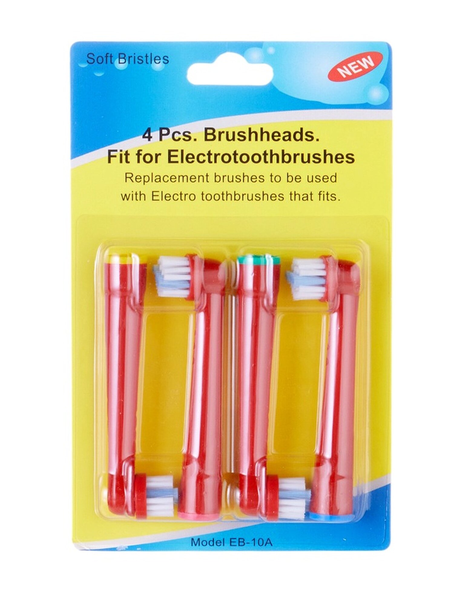 Насадки для электрической зубной щетки, для мягкой очистки, 4 шт, в наборе