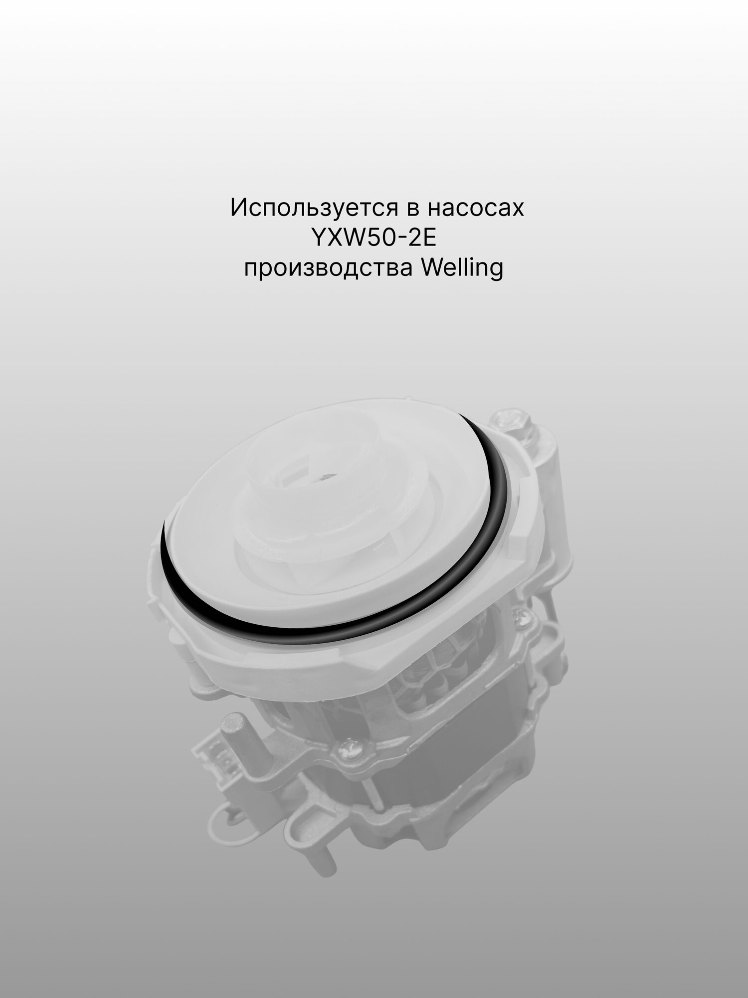 Уплотнительное кольцо для насоса посудомоечной машины Midea — фото 1