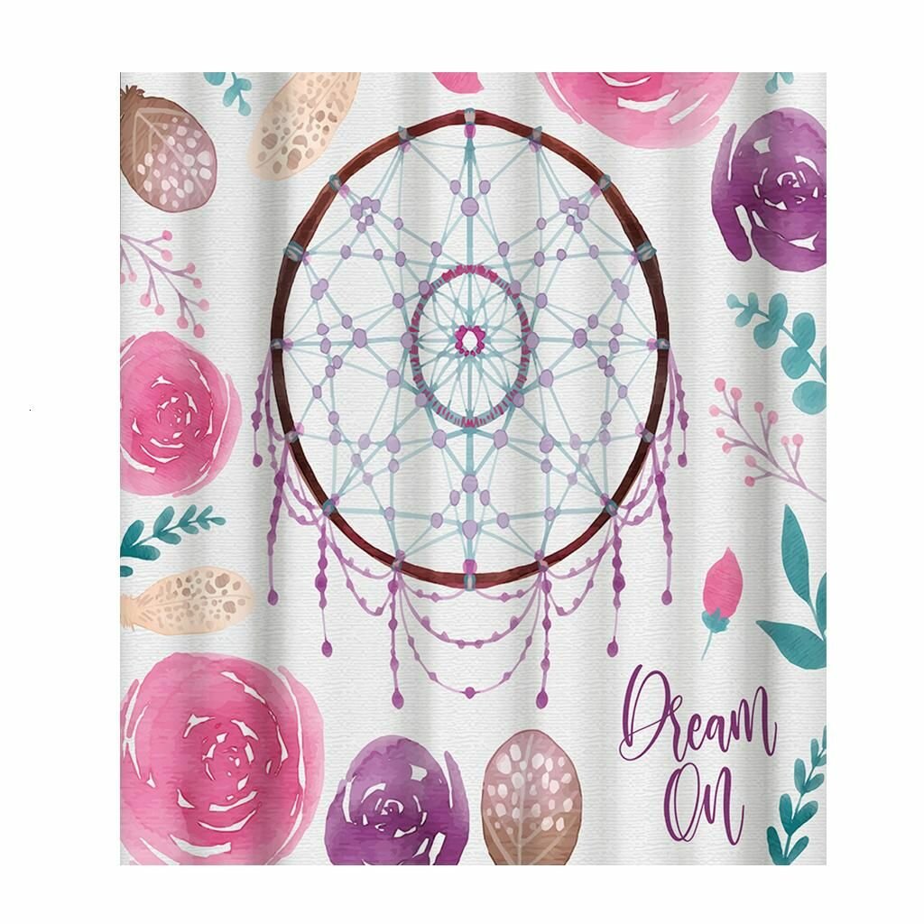 Штора для ванной, Занавеска для душа серии Dreamcatcher-BMW01-4