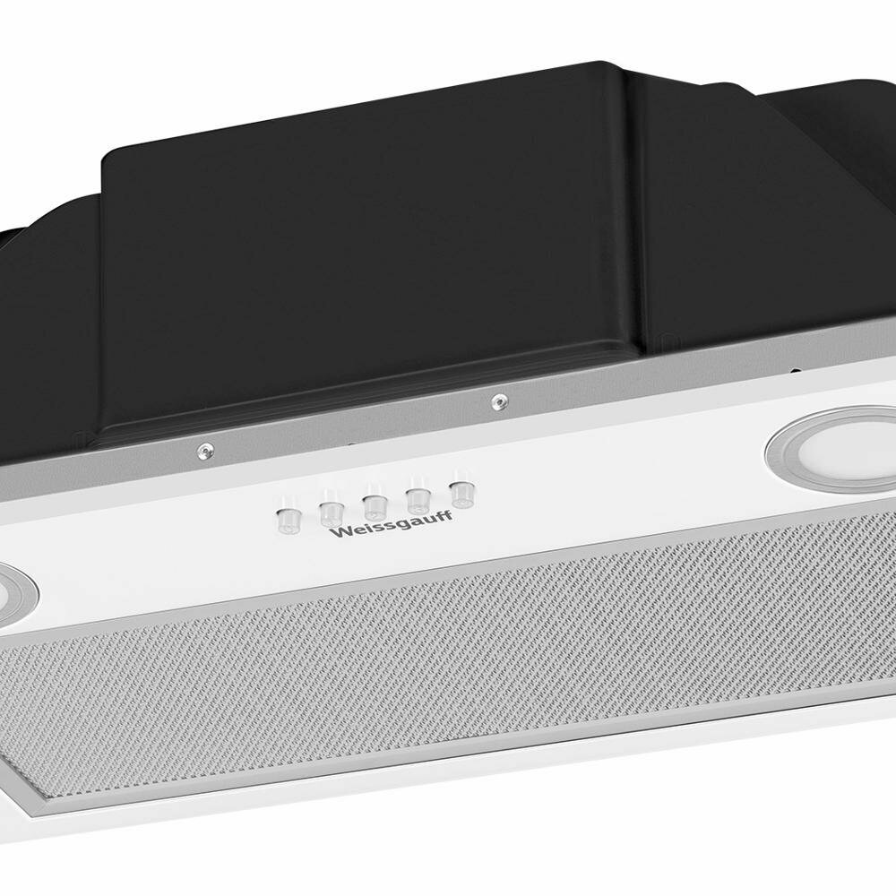 Встраиваемая вытяжка Weissgauff BOX 900PB WH 60 см цвет белый