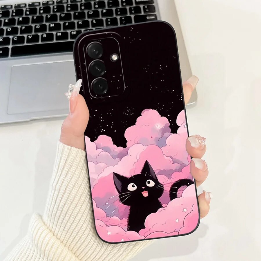 Чехол Samsung A36 5G черный, силикон, TYhei2196