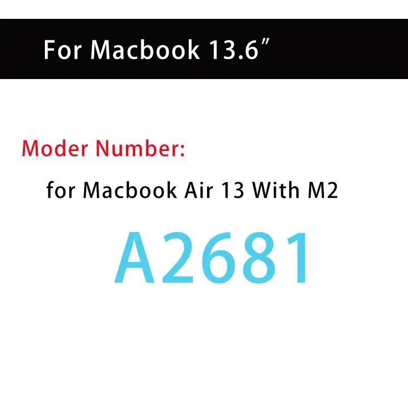 Прозрачная пленка для MacBook Air 13.6" A2681