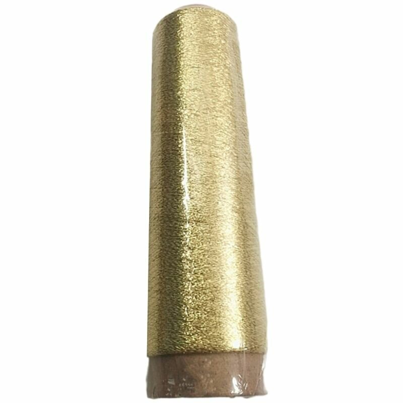 Блестящая шелковая нить ручной работы-золотистый