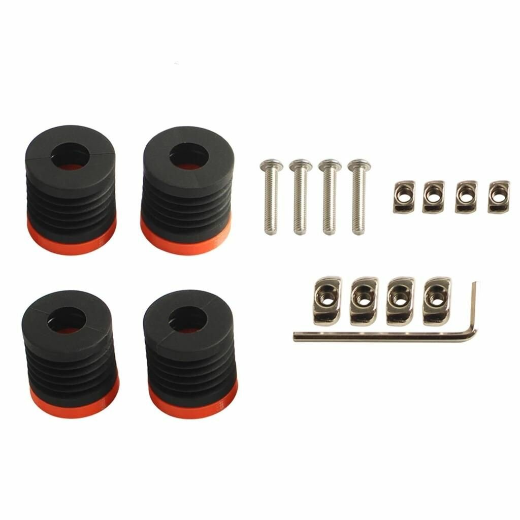 Аксессуары для 3D-печати, (1 комплект) ударопрочные ножки, пылезащитные резиновые ножки, подходят для Bambu P1 X1