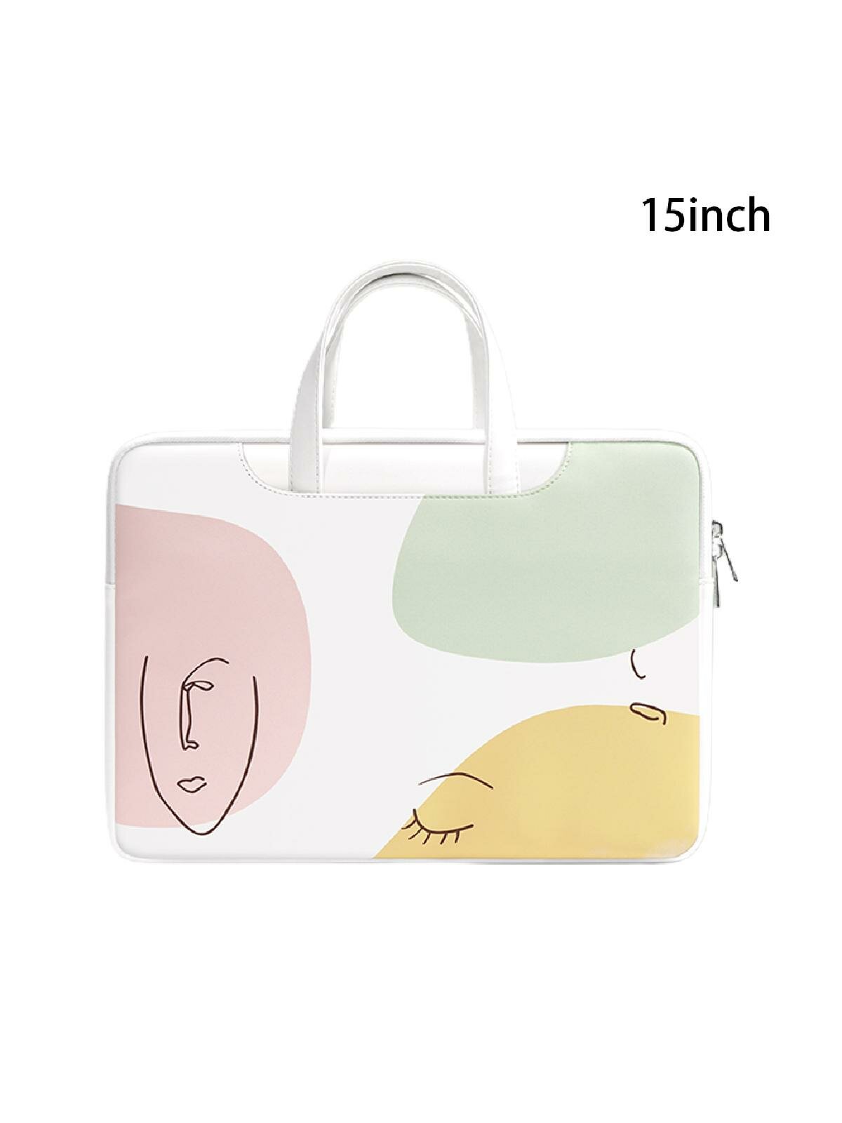 Laptop for Case Bag for Air Pro12 13.3 14 15 Sleeve Notebook Bag for Dell Business Women Handbag Briefcase+Makeup Bag