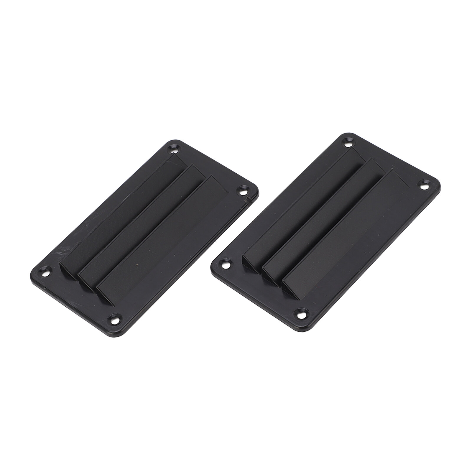 2 шт. RV Air Vent Louver Professional Bathroom Office Vent Outlet Grille Louver для лодки, яхты, дома, черного цвета