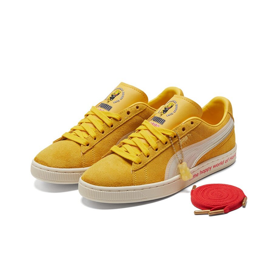 Кроссовки PUMA Suede Triplex, размер EU 38 стопа (24CM), Желтый — фото 1