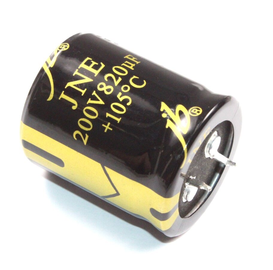 ECAP 820 мкФ / 200В (30х35) 105°C, Конденсатор электролитический, JB Capacitors