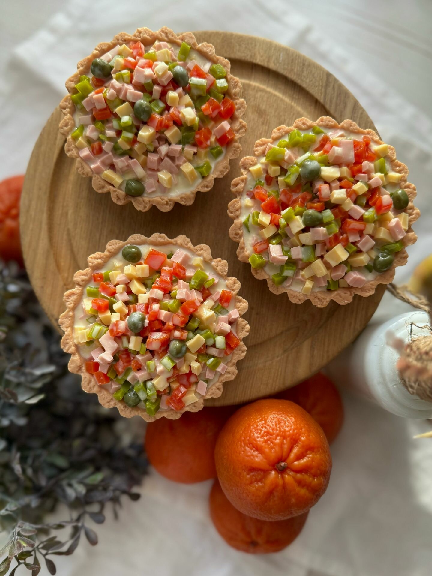 Мыло тарталетка оливье. Подарок на Новый год и 23 февраля, подарок на праздник