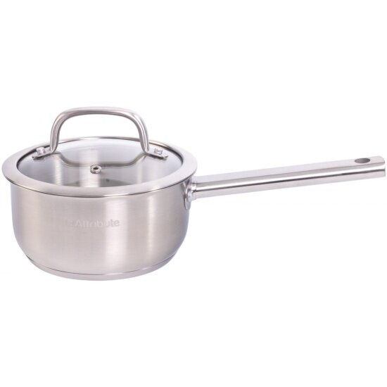 Ковш Attribute OPHELIA 1.5 л, с крышкой, нерж. сталь (ASO001)
