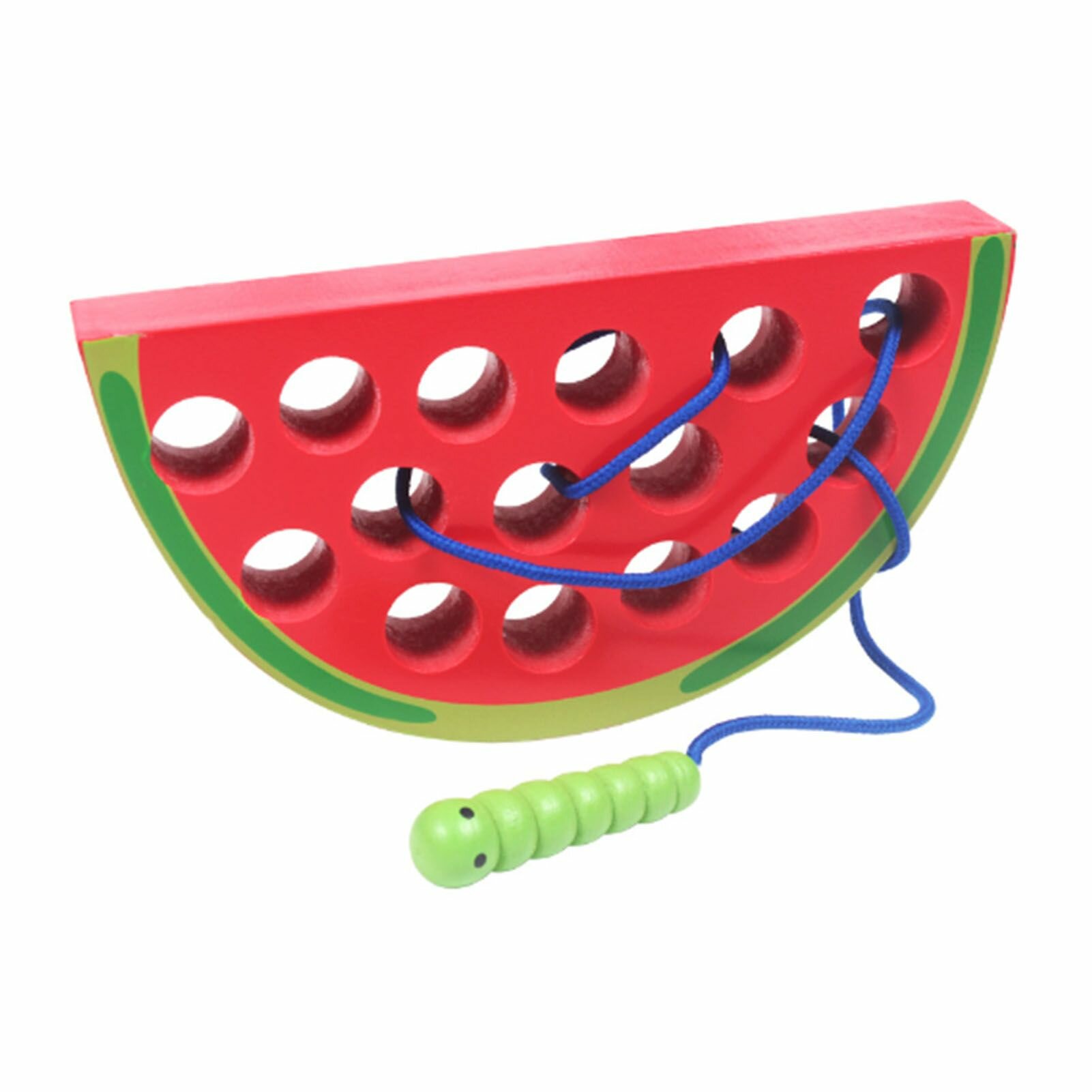 Арбузная шнуровка-нитка: Монтессори, поедающая червей, путешествие