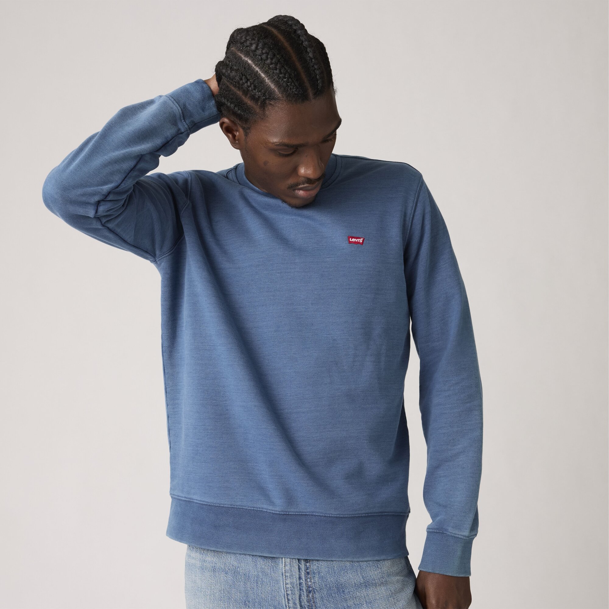 Свитшот Levi's Men Original Housemark Crewneck Sweatshirt, размер M, , синий — фото 1