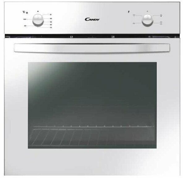 Духовой шкаф Candy FCS100 W/E1, электрический, 71л, гриль, конвекция, подсветка