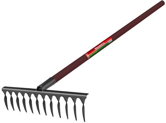 Грабли Молодость моя (1004-12-Ч) металлические 12 зубьев 1300 мм витые