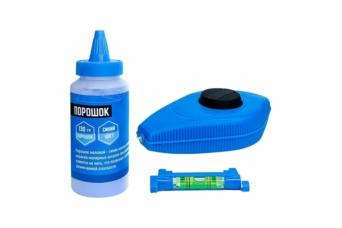 Vertextools 3012 Разметочный шнур и порошок для строительной разметки поверхностей