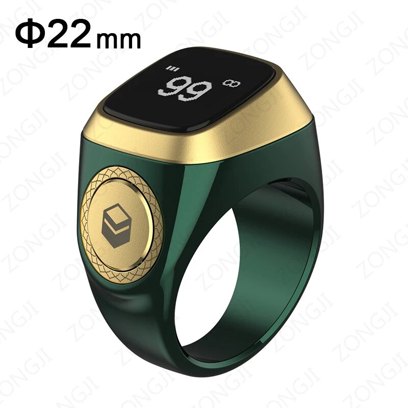 ZONGJI IQibla Zikr1 Lite Умный счетчик для молитв Green 22MM
