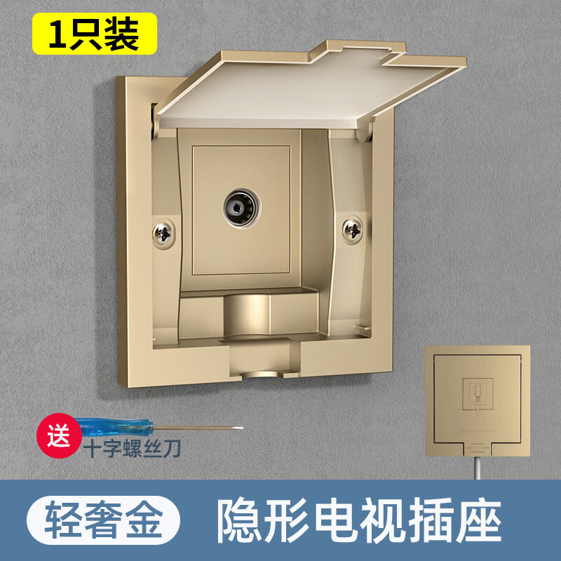 Скрытая розетка с пятью отверстиями Тип 86 Бытовая Встроенная розетка с пятью отверстиями Настенная Встроенная розетка