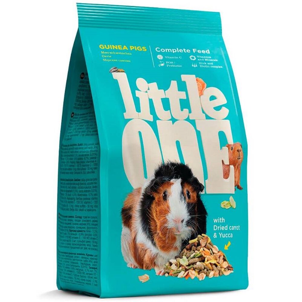 Корм для морских свинок 900г пакет Little One (Литтл Ван)1/4