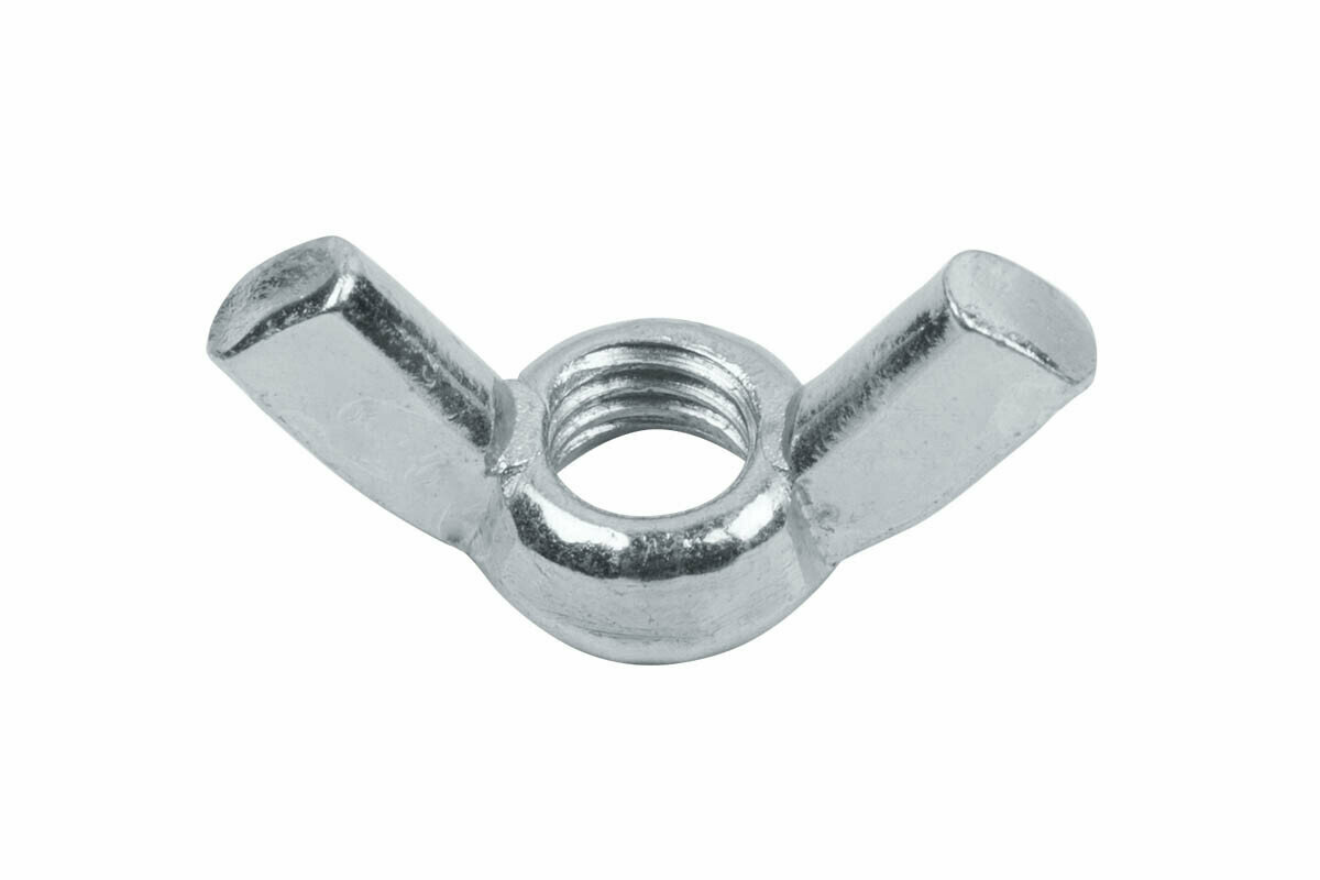 Гайка М12 барашковая, цинк, DIN 315 (50 шт в карт. уп.) STARFIX (SMC1-15690-50)