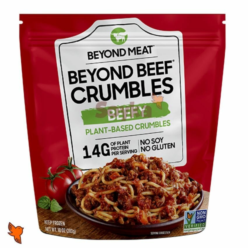 Фарш растительный для топпинга со вкусом говядины Beefy Beyond Meat, 283г / 100% растительный продукт / подходит для веганов