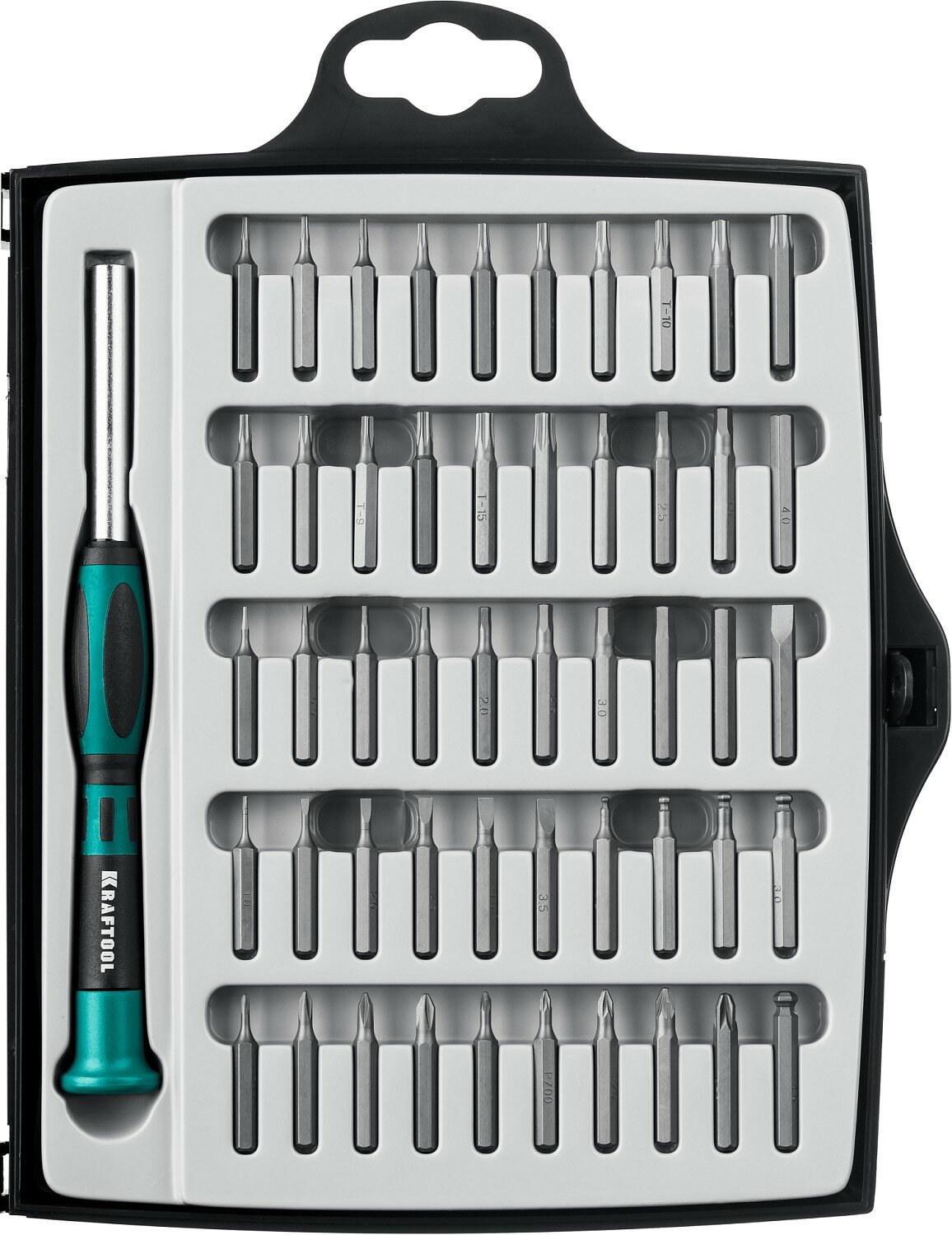 KRAFTOOL Precision-51, 51 предм, для точных работ, отвертка (25691)