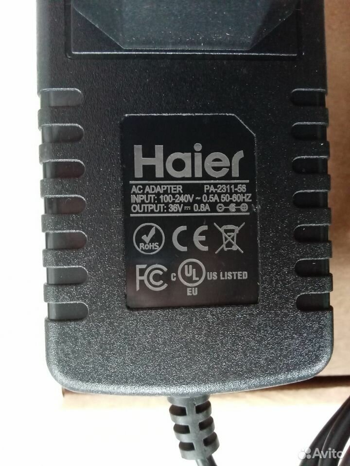 Зарядное устройство для пылесоса Haier HVC550 (36V 0.8A)