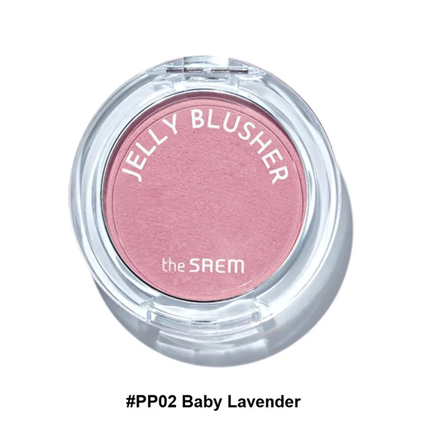 Румяна с текстурой желе для лица The SAEM Jelly Blusher PP02 - Baby Lavender (4.5 гр)