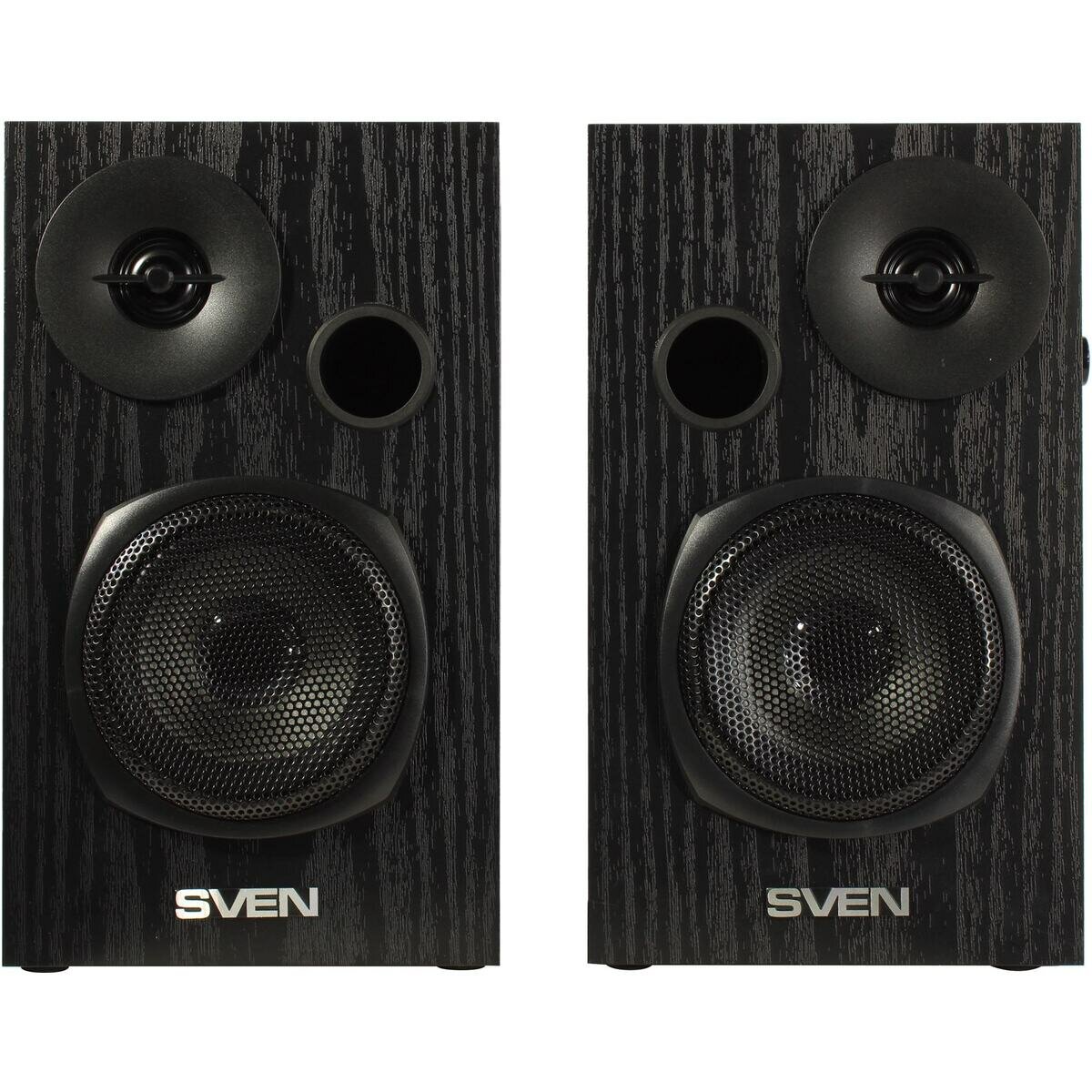 Колонки SVEN SPS-585 Black (2x10W, дерево)