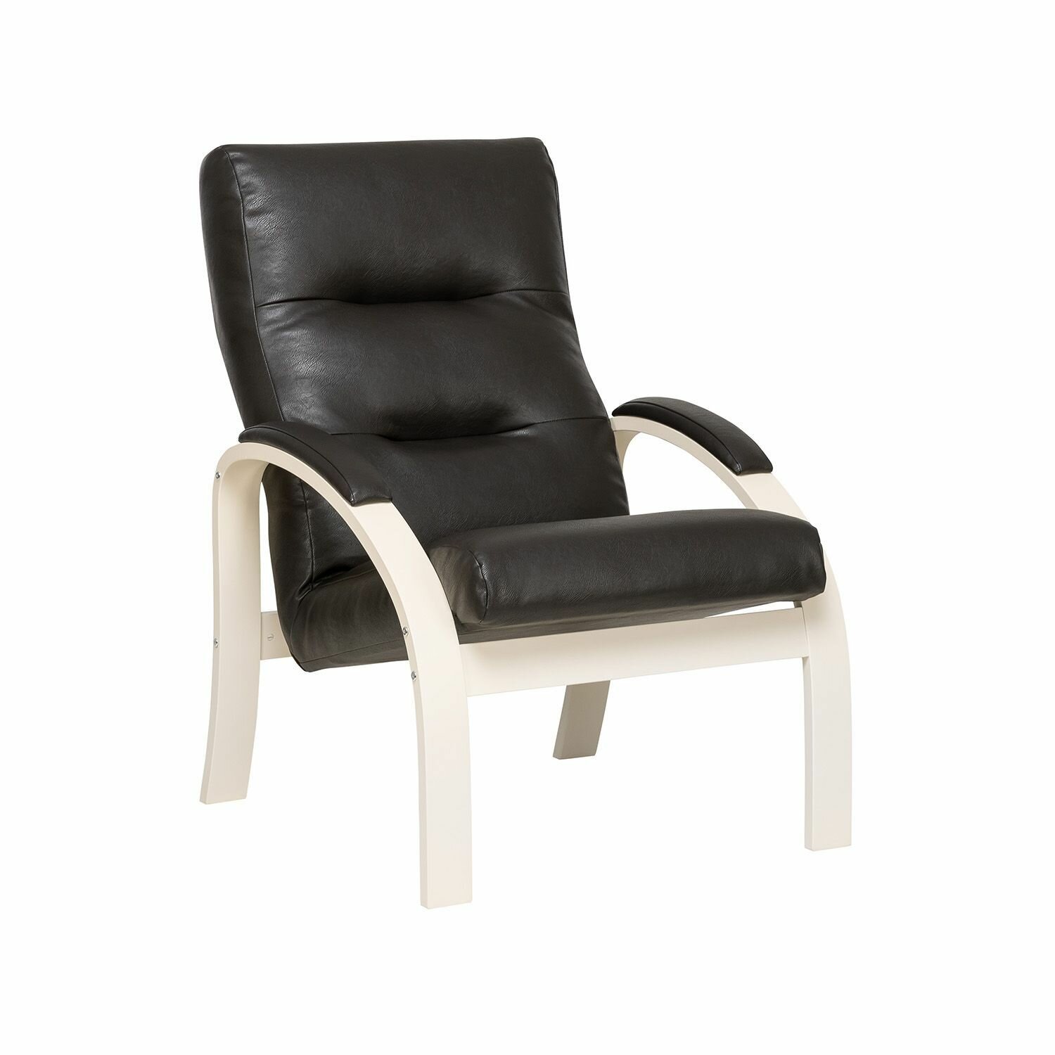 Кресло Leset Лион Слоновая кость, к/з Dundi 108