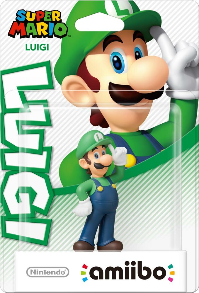 Amiibo. Фигурка Луиджи / Luigi (Super Mario Collection)