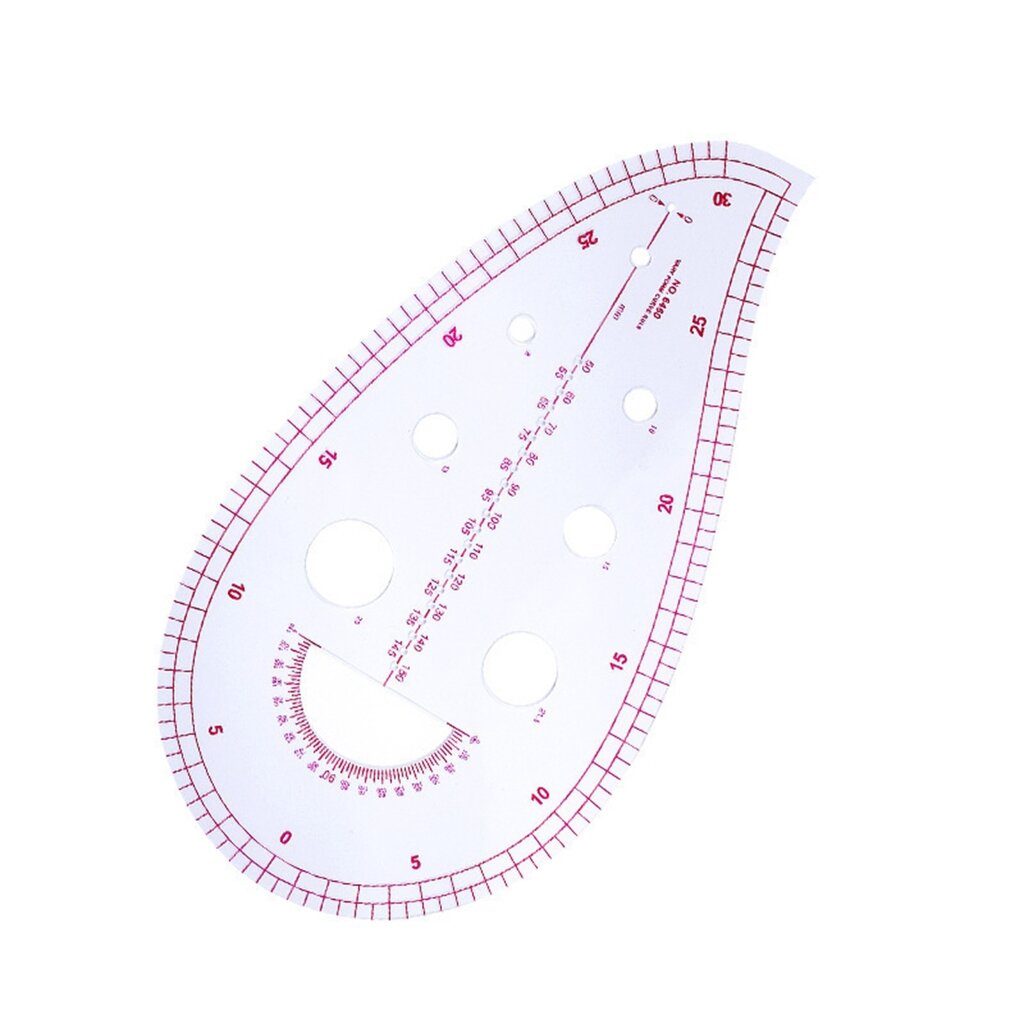 Французская изогнутая линейка, многофункциональная линейка для пэчворка, измерительная линейка, инструмент для черчения и пошива одежды, инструмент для рукоделия и шитья