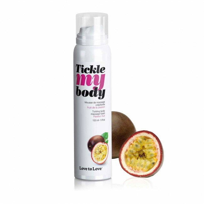 Массажная хрустящая пенка Love to Love TICKLE MY BODY Маракуйя 150мл