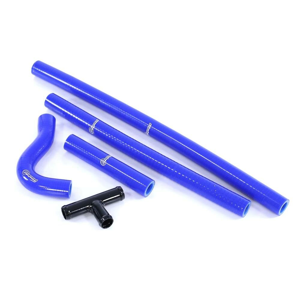 Патрубки отопителя Riginal для а/м ВАЗ 2112 + тройник (кт. 4 шт.) силикон