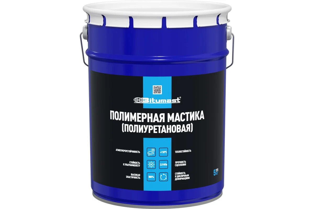 Bitumast Мастика полиуретановая 5кг 4607952909045