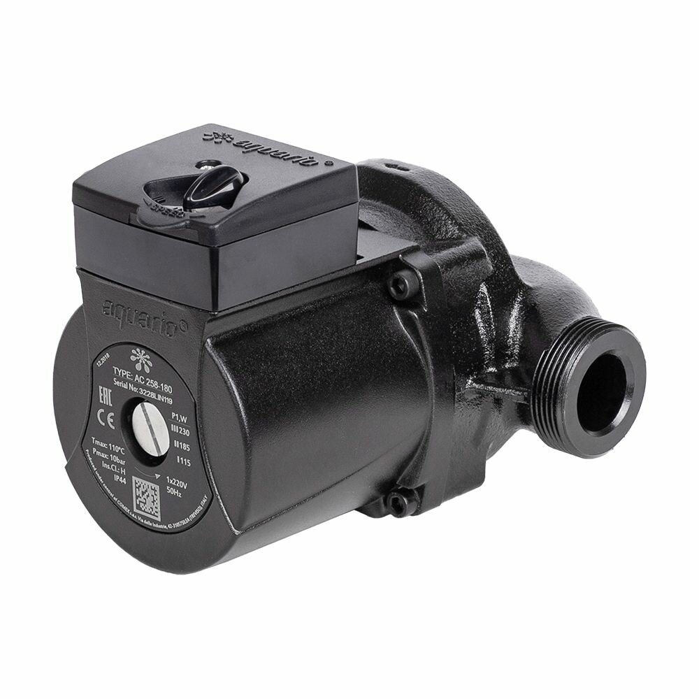 Насос циркуляционный Aquario AC 25-8 180 мм (с гайками)