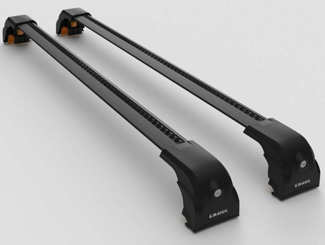 Багажник на рейлинги ERKUL Турция ECEMна EXEED VX 2021+в черном цвете .